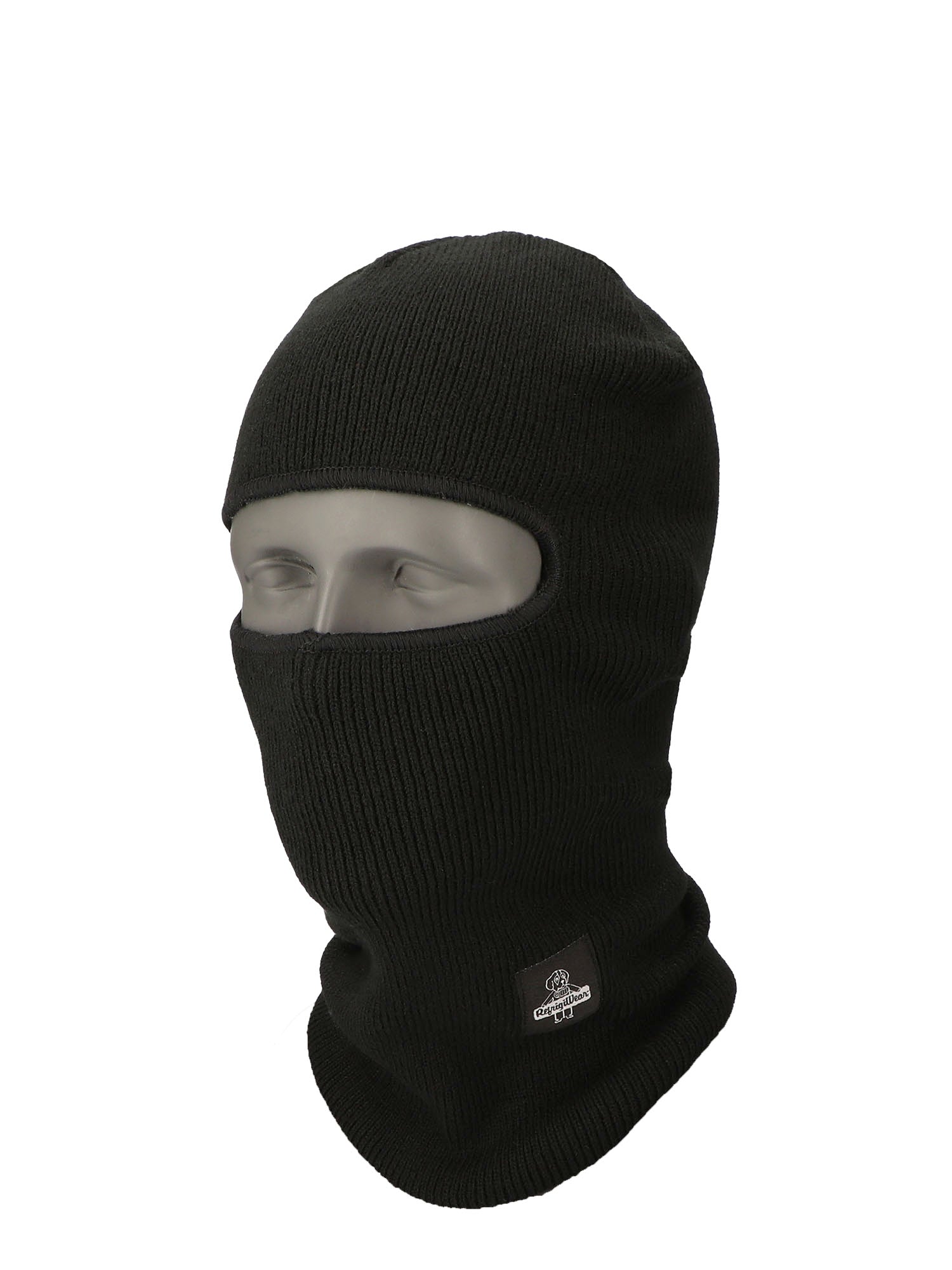 Refrigiwear 57RBLKOSA Silver Magic™ Open-Hole Face Mask Black